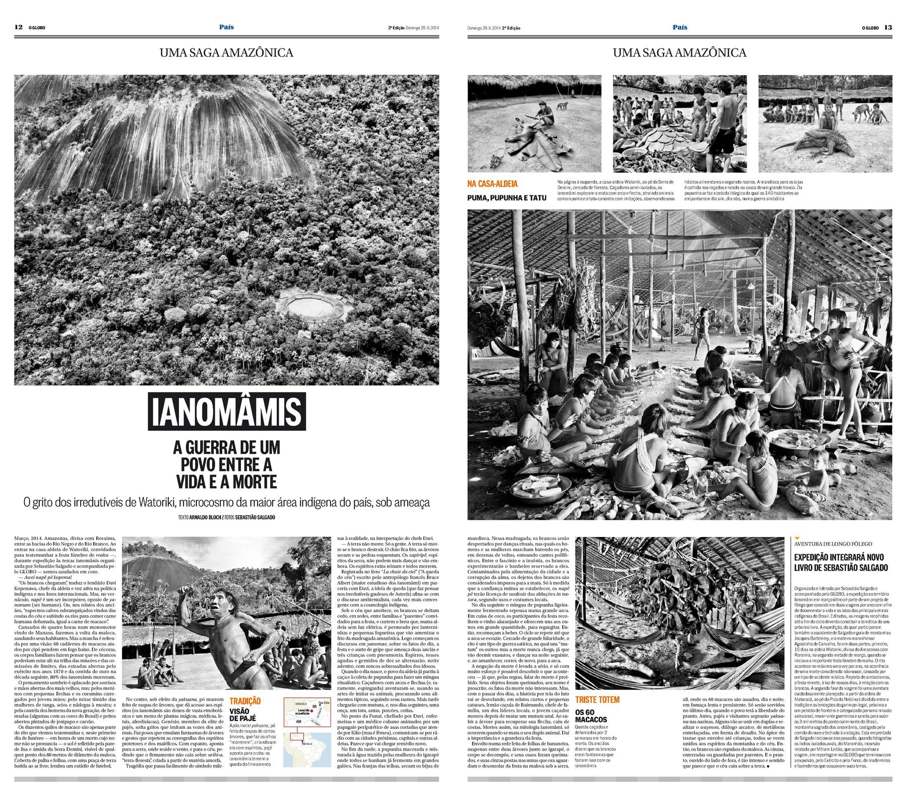 Ianomâmis — Uma saga amazônica | Memória O Globo