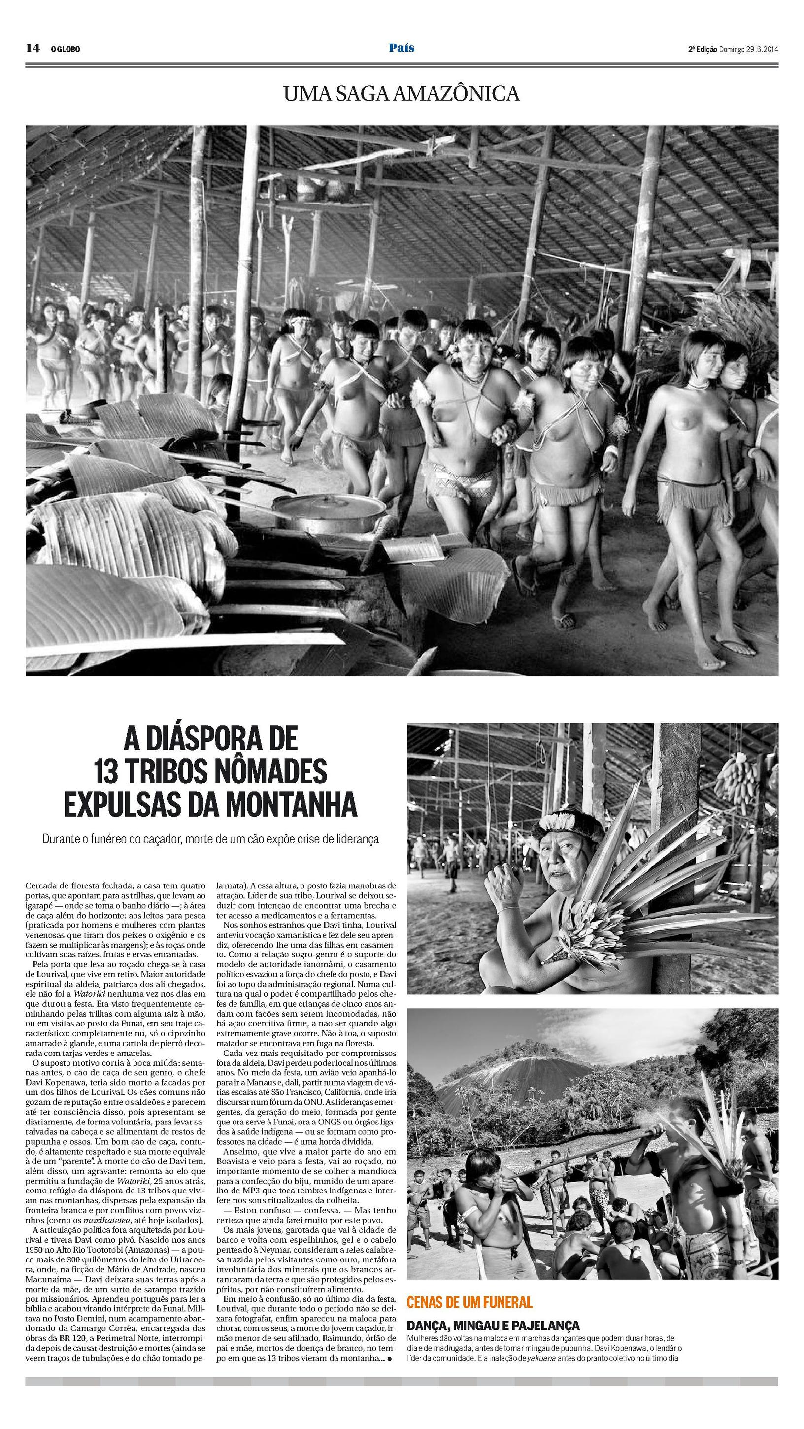 Ianomâmis — Uma saga amazônica | Memória O Globo